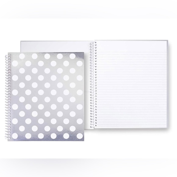 kate spade | Office | Nwt In Plastic Kate Spade White Dot Large Spiral ...